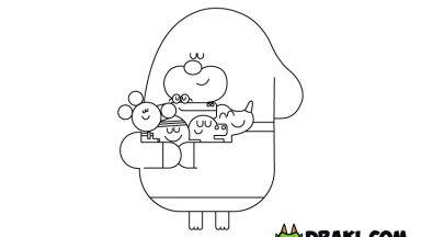 Twirlywoos Coloring Page - DRAKL