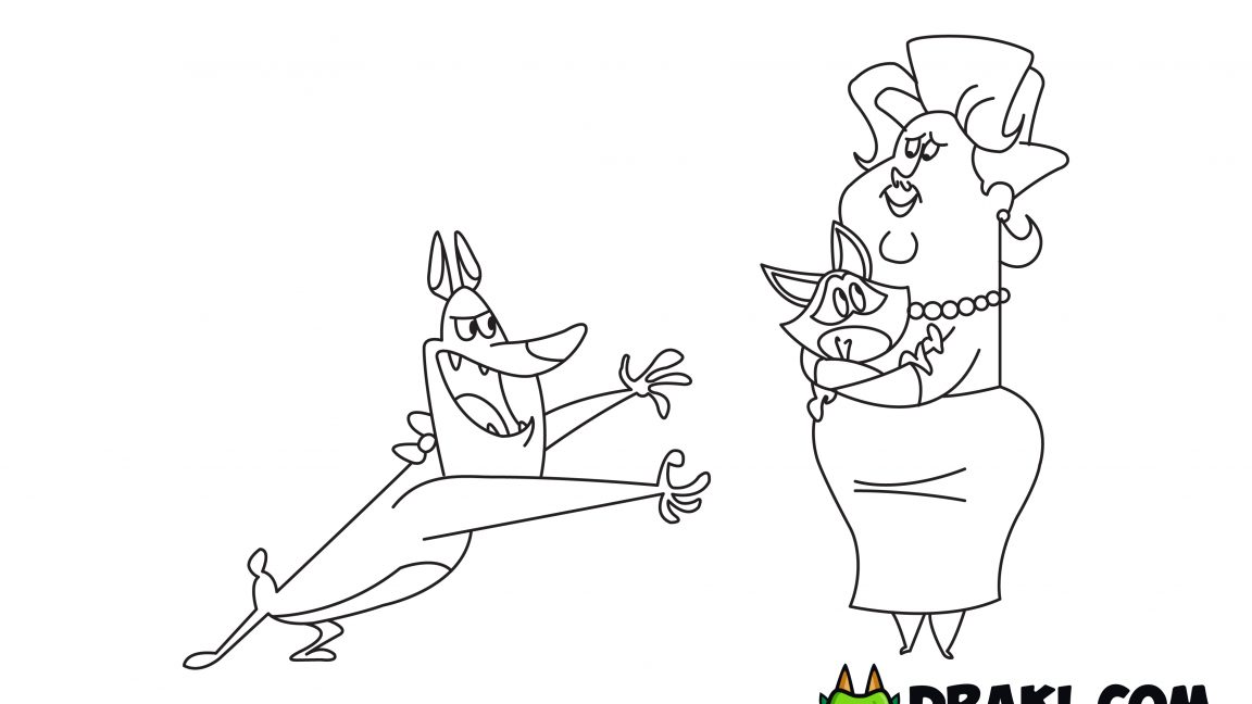 Taffy Coloring Page Archives - DRAKL