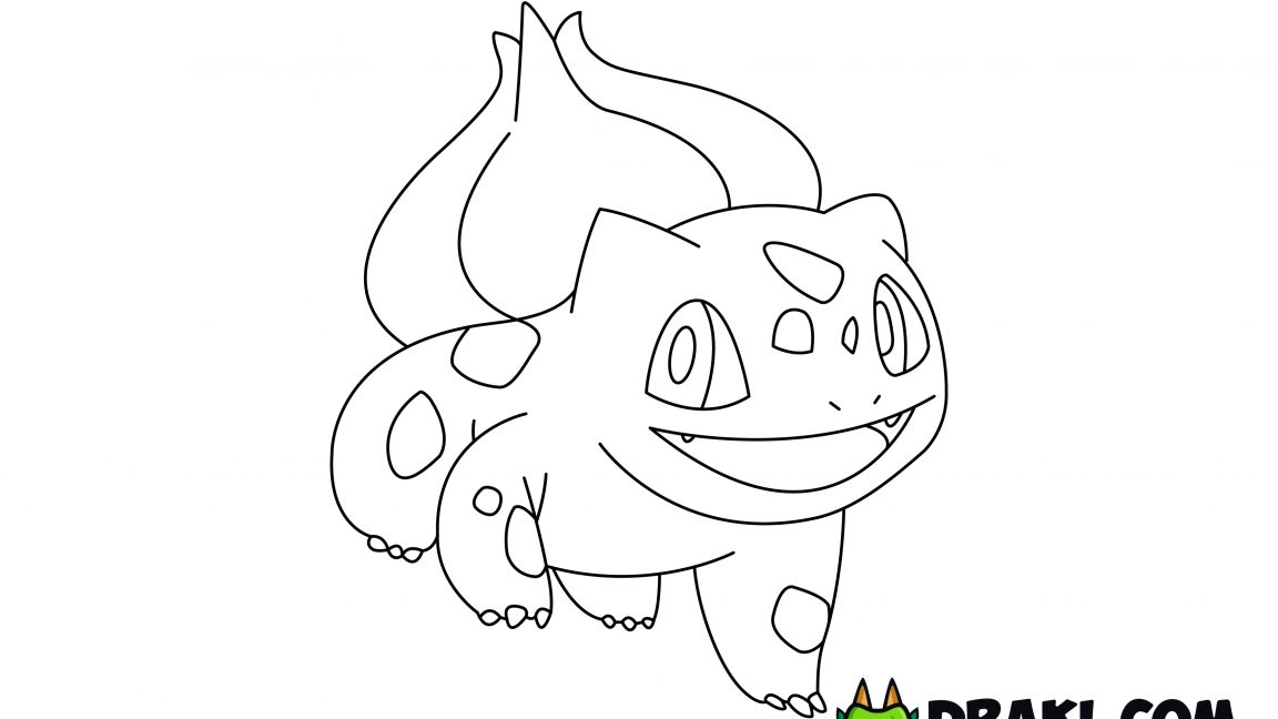 Bulbasaur Pokemon Coloring Page Archives - DRAKL