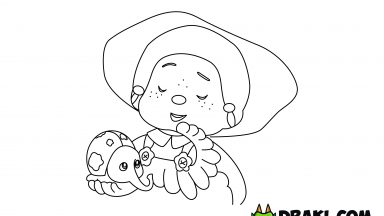 Monchhichi A Magic Act! Coloring Page Archives - DRAKL