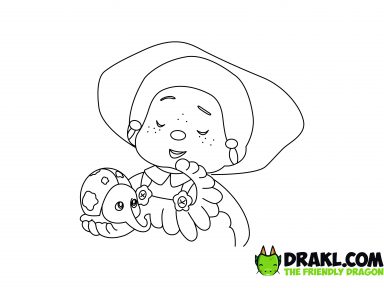 Super Monsters - Frankie Mash Printable Colouring Page - DRAKL